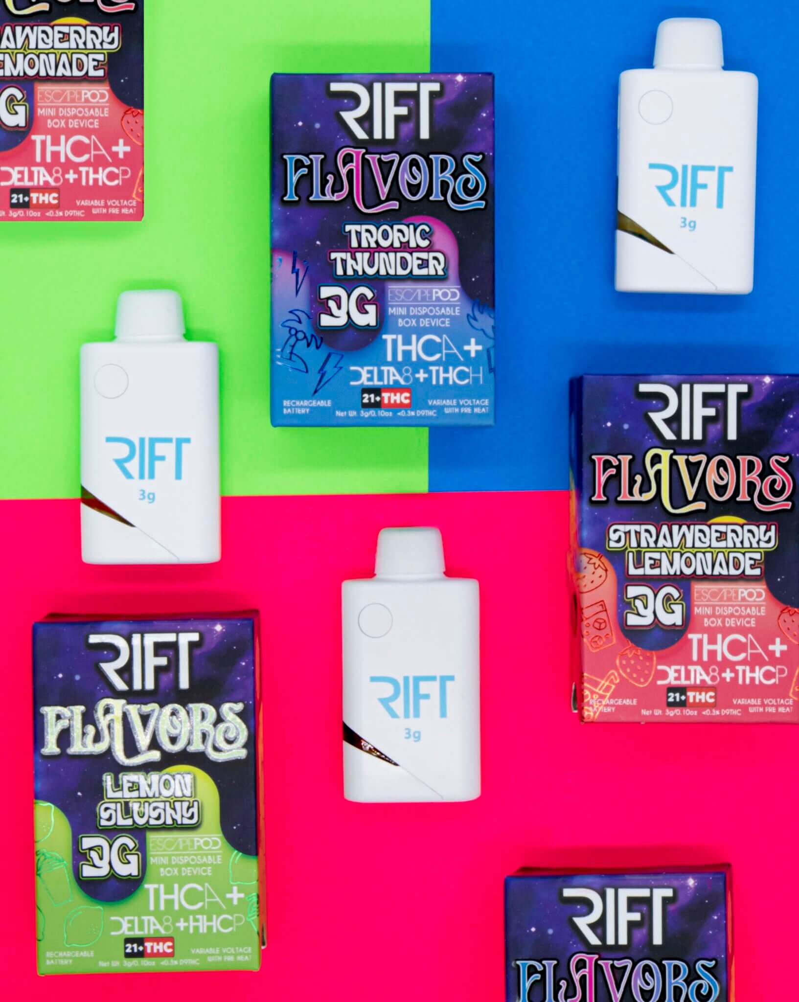 RIFT Flavors THCA Disposable 3g » My Delta Eight
