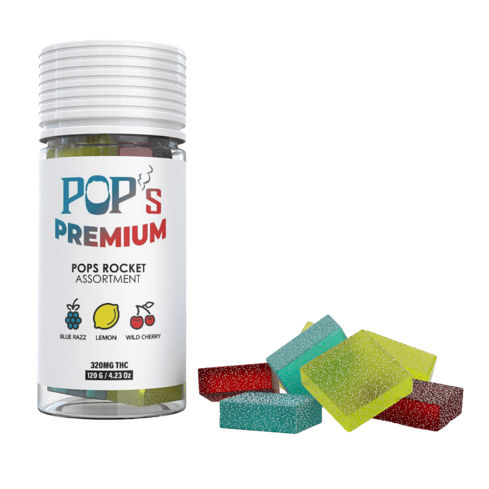 Pop's Premium Rocket Assortment Delta 9 THC Gummies 200mg » My Delta Eight